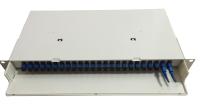 China LC Adapter CATV 24cores 1U Height Abs Patch Panel for sale