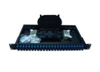 China ST 1u 19inch FTTX 48cores Fixed Fiber Patch Panel for sale