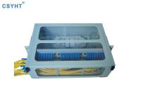 China FTTX 96cores Fixed Optical Patch Panel Transparent Cover for sale