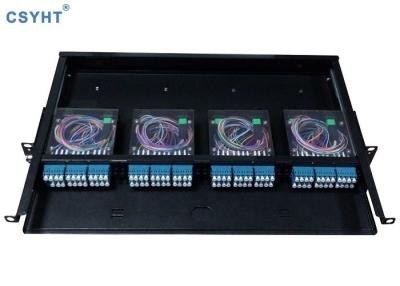 China Steel ODF 96core MPO Fiber Optic Distribution Frame for sale
