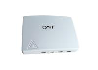 China SGS Indoor Wall Mounted 4C ABS PP FTTH Fiber Access Box FTTX White black color for sale