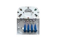 China SGS Indoor Wall Mounted 4C ABS PP FTTH Fiber Access Box FTTX White black color for sale