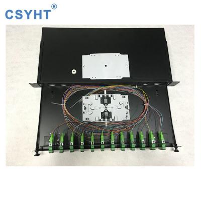 China CATV Fiber Optic Patch Panel FTTB ODF 19