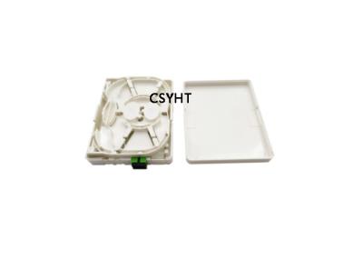 China 1port 2ports Fiber optic FTTH Outlets mini body ABS PP materials for sale