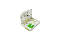 China 1port 2ports Fiber optic FTTH Outlets mini body ABS PP materials for sale