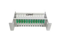 China Metal 19inch Racks Fiber Optic PLC Splitter 1x32 For FTTX Tiroir Optique 19 for sale