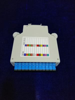 China DIN Rail IP45 6 SC Duplex Fiber Optic Terminal Box 4 Ports for sale