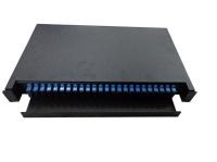 China 1u 48cores CATV Optical Fiber Patch Panel 24 Ports FTTH for sale