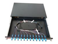 China Rack Mount FTTB 24f Cable Terminal Patch Panel CATV for sale