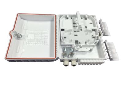 China 16cores FTTH Fiber Optic Terminal Box ABS For FTTX GPON CATV for sale