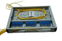 China GPON CATV 24cores Fiber Optic Patch Panel Transparent Cover for sale