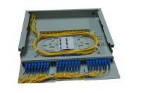 China GPON CATV 24cores Fiber Optic Patch Panel Transparent Cover for sale