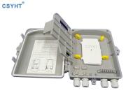 China Outdoor IP65 24fo Fiber Optic Splitter Box Plastic For FTTx Project for sale