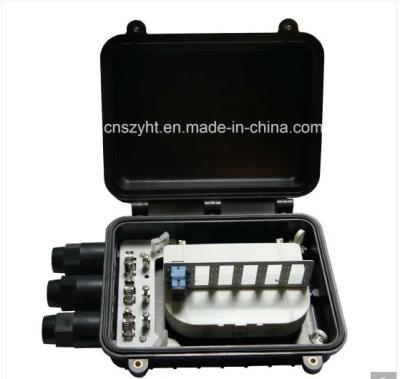China FTTB Plastic 24f Horizantal Fiber Optic Closure ABS for sale