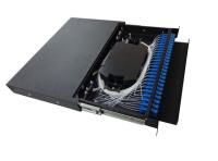China 1U 48cores Fiber Optic Patch Panel 24 Ports For CATV GPON for sale