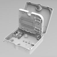 China FTTH 1x8 PLC 12ports Fiber Optic Distribution Box Wall Mount for sale