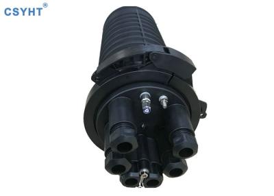 China 96 Core Flippe Over Dome Fiber Optic Joint Splice Closure 144 FO FTTH Cylindrical Splice Enclosure IP68 for sale