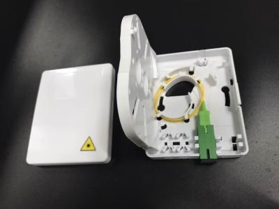 China ABS Splitter G657A2 Fiber Optic Termination Box FTTH 2 SC for sale