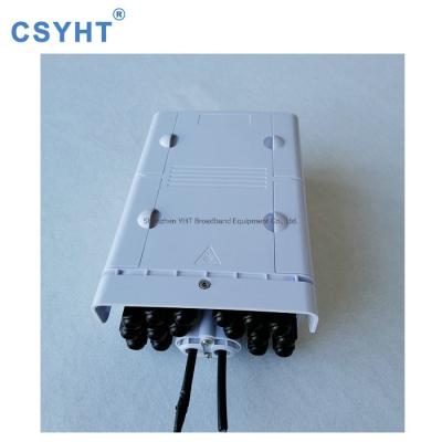 China FTTH 16 Portas CTO Fiber Optic Distribution Box with 1X18 or 1X16 PLC Splitter for sale