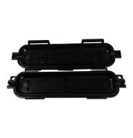 China ABS IP64 FTTH Drop Cable Box Black For CATV Optical Network for sale