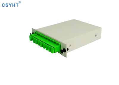 China LGX Modular PLC Optical Fiber Splitter LGX-1X8SC For CATV for sale