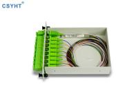China LGX Modular PLC Optical Fiber Splitter LGX-1X8SC For CATV for sale