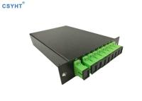 China LGX Modular PLC Optical Fiber Splitter LGX-1X8SC For CATV for sale
