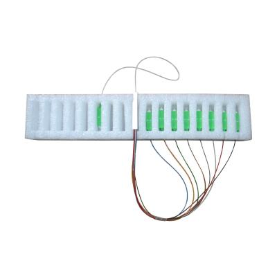 China 1X8 PLC Fiber Optic Splitter for CATV FTTH Gpon Telecommunications for sale