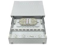 China 48 Rack Mounted Plastic Fiber Optic Patch Panel FTTH Distribution Frame for sale