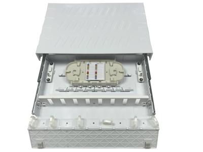 China 48 Rack Mounted Plastic Fiber Optic Patch Panel FTTH Distribution Frame for sale
