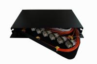 China 24 cores Rack Mounted Ftth Distribution Terminal Box Splice tray for sale