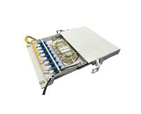 China 24 SC Plastic ABS Fiber Optic Patch Panel Rack Mounted for sale