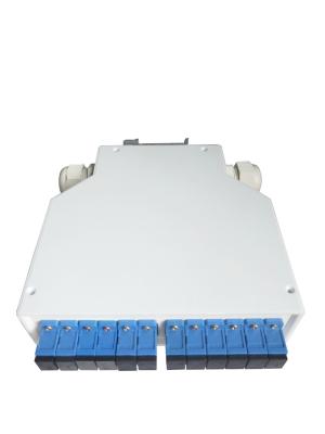 China 12 Cores DIN Rail Mounted FTTH Terminal Box CATV Outdoor for sale