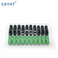 China SC APC- SC UPC Ceramic Ferrule Fiber Optic Connector FTTH Mechanical for sale