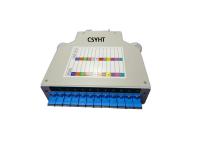 China 6LC 12SC FTTH Fiber Termination Box DIN Rail Racked Mounted 24C for sale