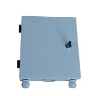 China DIN Rail Mounted Fiber Optic Connection Box 12 SC Simplex For FTTH for sale
