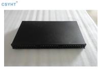 China 24 Core 8 Ports SC LIU Fiber Optic Patch Panel 19 Inch 1U for sale