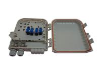 China Outdoor IP65 8 Cores FTTH Fiber Optic Splitter Box For CATV Networks for sale