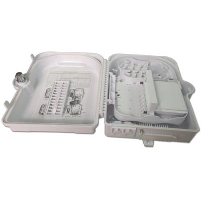 China 2x16 PLC CATV FTTH Fiber Termination Box 24 Cores Outdoor for sale