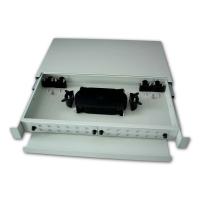 China 1u 24 Cores Fiber Optic Patch Panel FC Sc St For Gpon CATV FTTH for sale