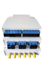 China ABS Plastic FTTH CATV Epon Fiber Optic Terminal Box DIN Rail Mounted for sale