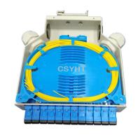 China 12 Sc Fiber Optic Connection Box Aluninum For FTTH CATV GPON for sale