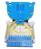 China 12 Sc Fiber Optic Connection Box Aluninum For FTTH CATV GPON for sale