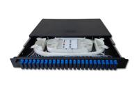 China 48F CATV GPON Fiber Optic Patch Panel 19 Inch ARS48BM SC Duplex for sale