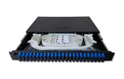 China 48F CATV GPON Fiber Optic Patch Panel 19 Inch ARS48BM SC Duplex for sale
