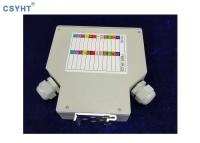 China DIN Rail FTTH Fiber Enclosure Distributor IP45 With 6 SCD LCQ Adapter for sale