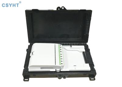 China 1x8 PLC Splitter Module Cassette Type Optical Fiber Distribution Termination Box IP65 for sale