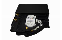China Black 3U 72 fiber optic patch panel ARW3U72B use in FTTH CATV GPON Telecommunication for sale