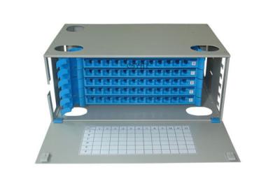 China Drawer fiber optic patch panel 72 port AR72 fro FTTH GPON CATV Telecommunications for sale