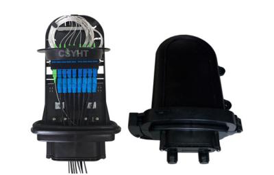 China Outdoor PP plastic 24 FO dome type fiber optic splice closure CV018 for sale